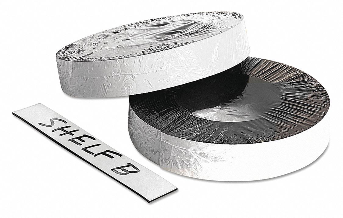 BAUMGARTENS, Dry Erase Magnetic Label Tape - 50MX39|BAU66151 - Grainger