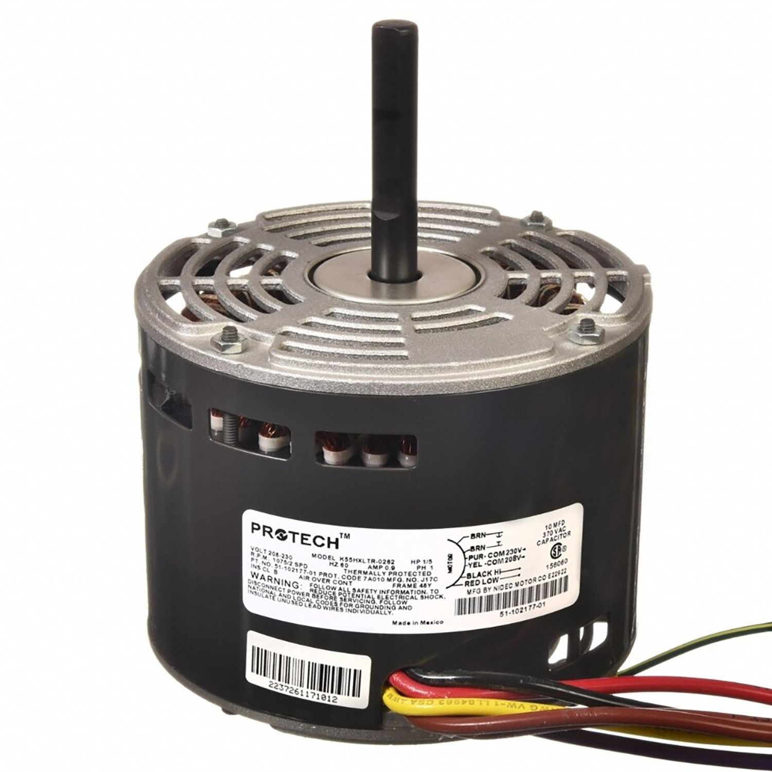 PROSTOCK, Protech OEM Repl, 1/5 HP, OEM Replacement Motor - 822PV9|51 ...