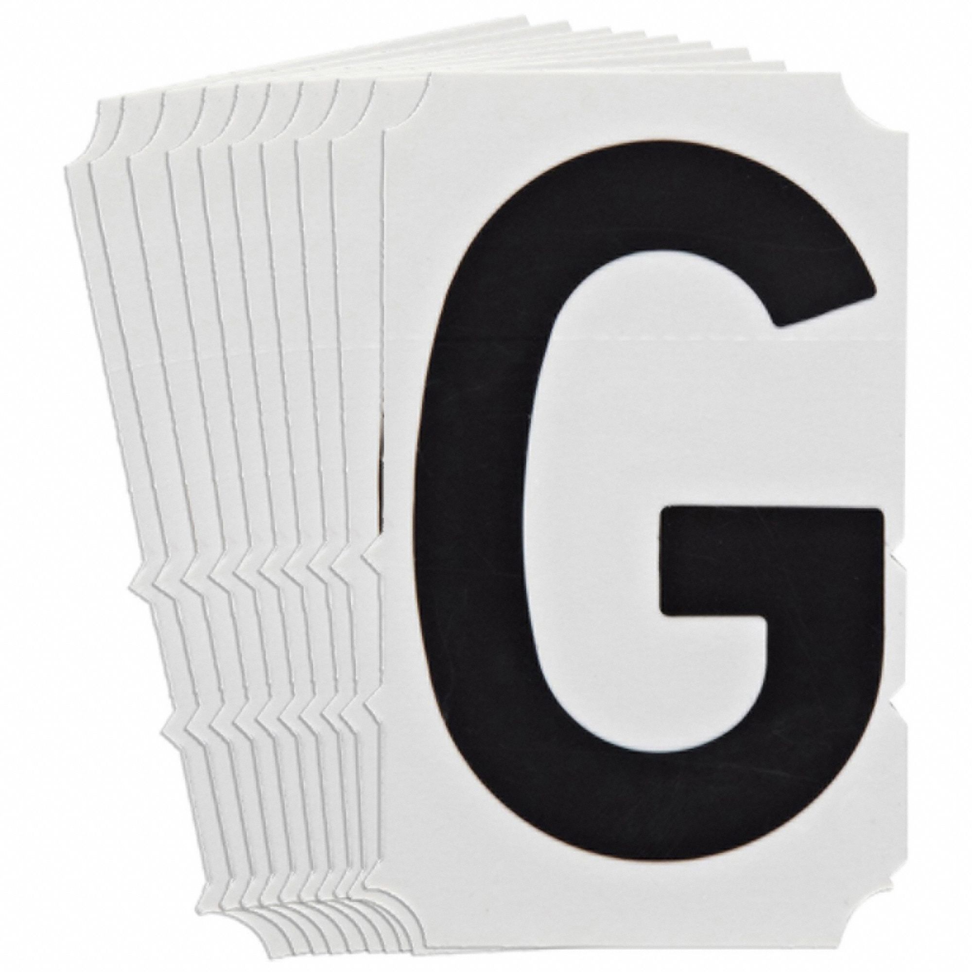 3 in Character Ht, Indoor/Outdoor, Letter Label - 800NG3|5100P-G - Grainger
