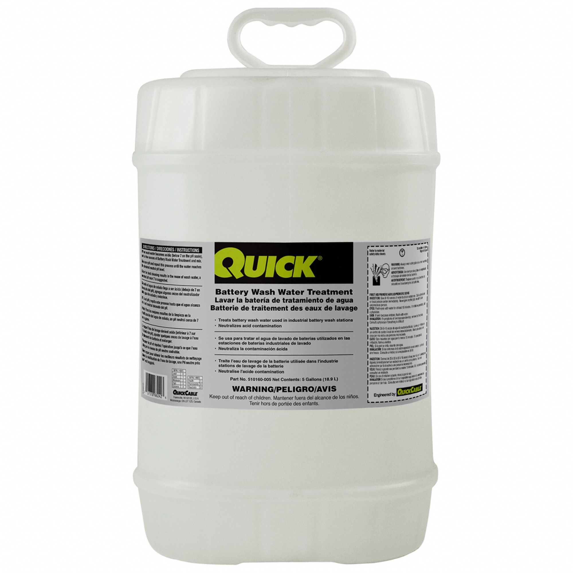 Bucket, Water, Battery Terminal Cleaner - 64TT97|510160-005 - Grainger