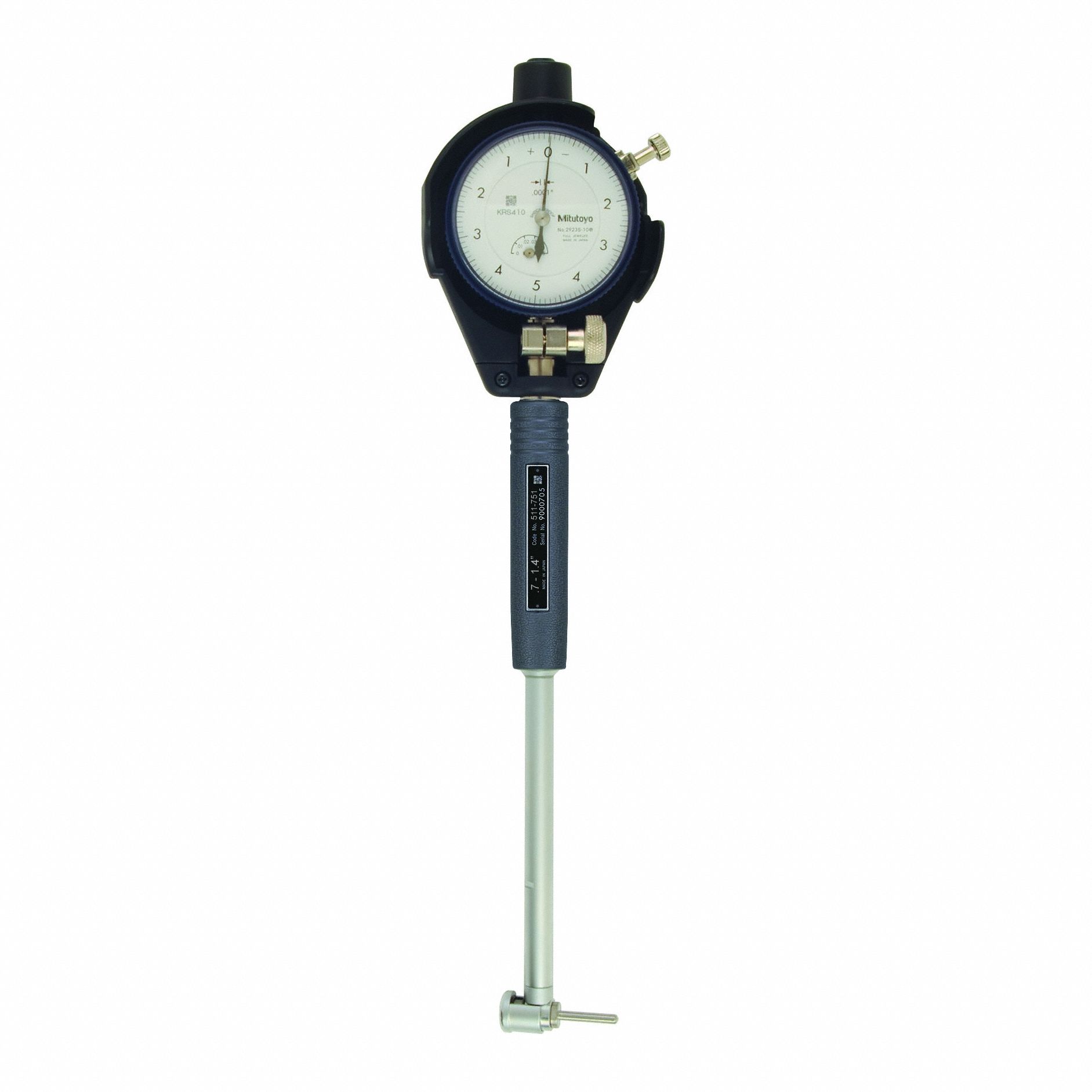 MITUTOYO, 0.7 in to 1.4 in, Inch, Calibrated Dial Bore Gauge - 879Y33 ...