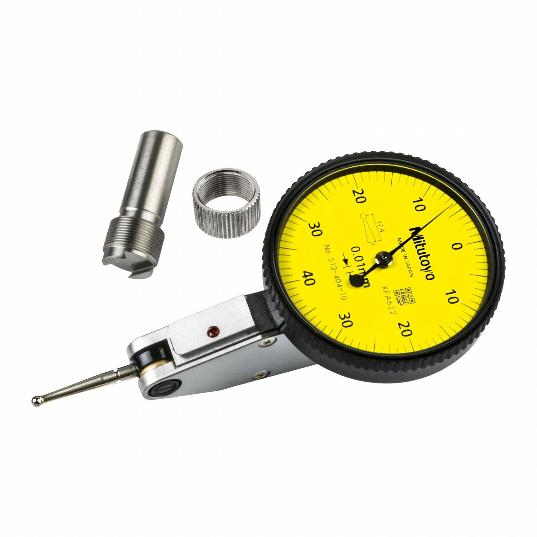 MITUTOYO, 0 mm to 0.8 mm, Metric, Calibrated Indicator - 879Y53|513-404-10ECAL - Grainger