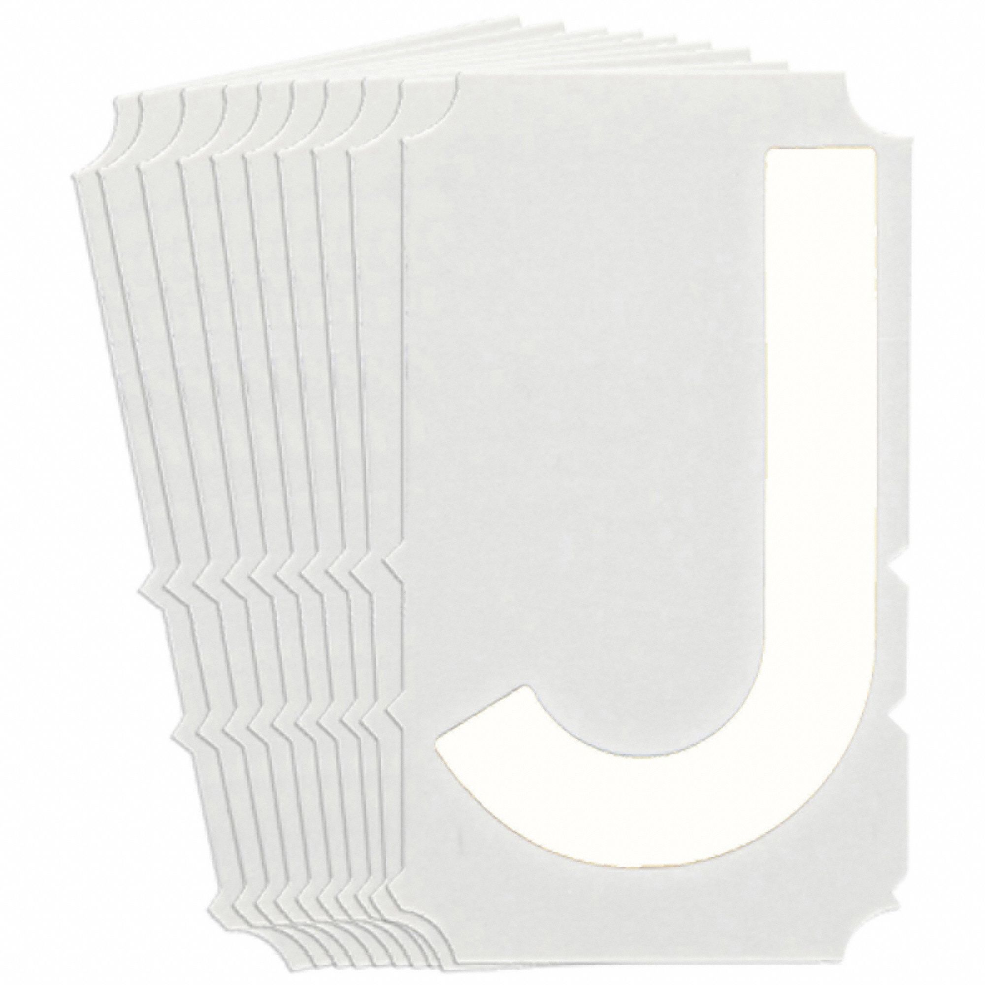 3 in Character Ht, Indoor/Outdoor, Numbers and Letters Labels - 800P73 ...