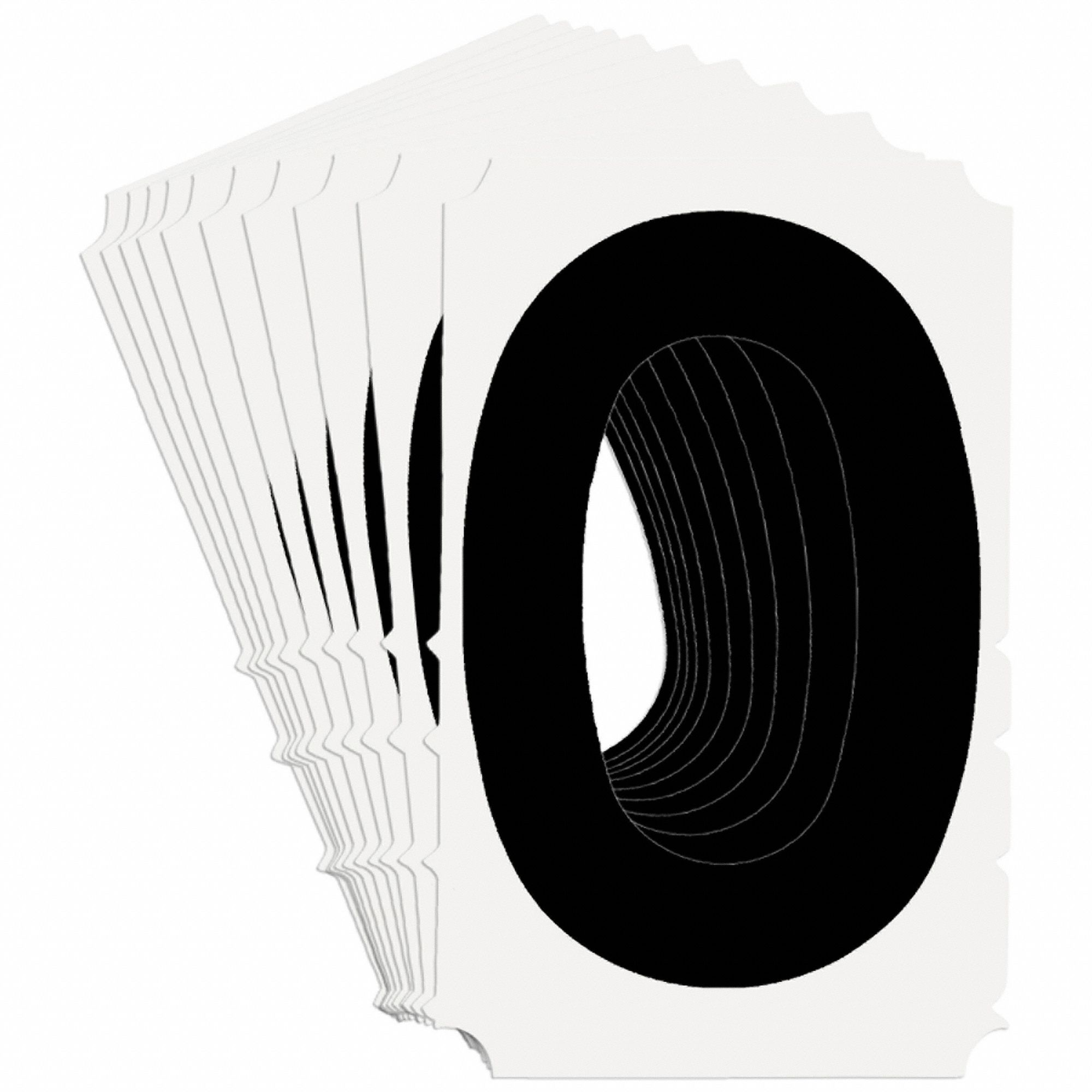 4 in Character Ht, Indoor/Outdoor, Numbers and Letters Labels - 800NL7 ...