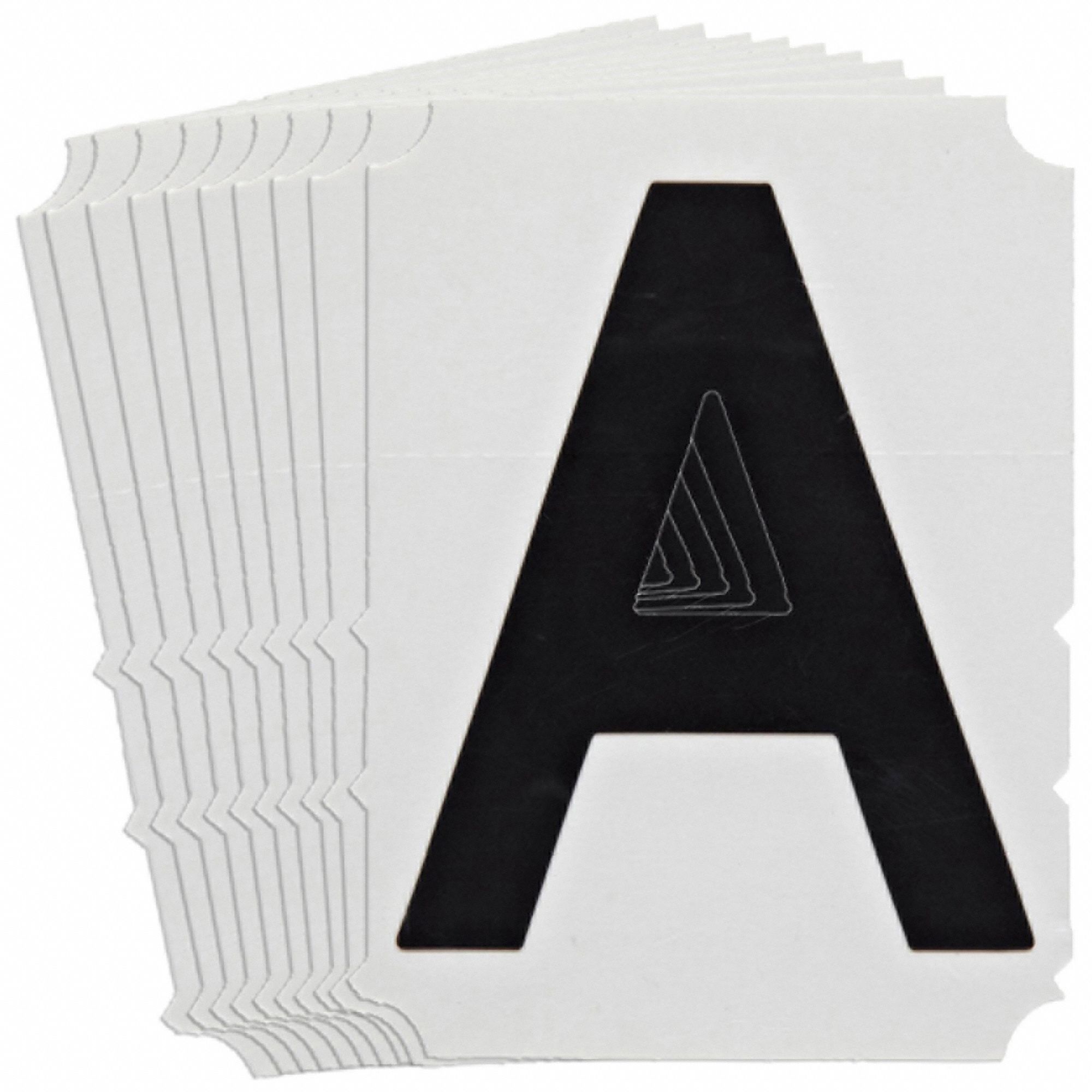 4 in Character Ht, Indoor/Outdoor, Numbers and Letters Labels - 800NM7 ...