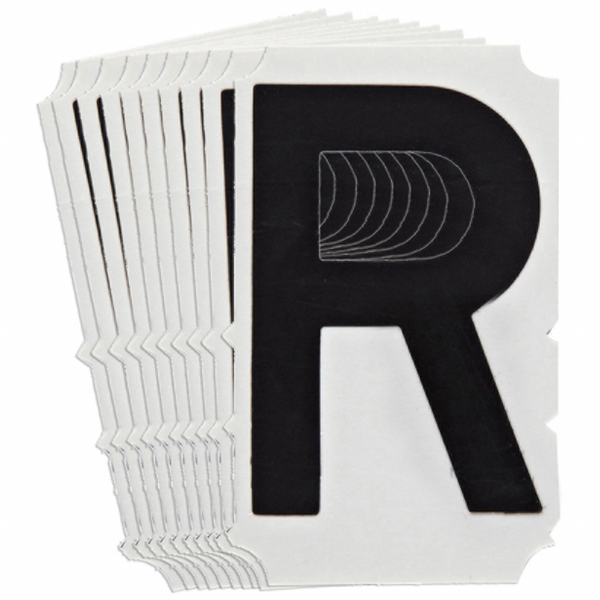 4 in Character Ht, Indoor/Outdoor, Numbers and Letters Labels - 800NP6 ...