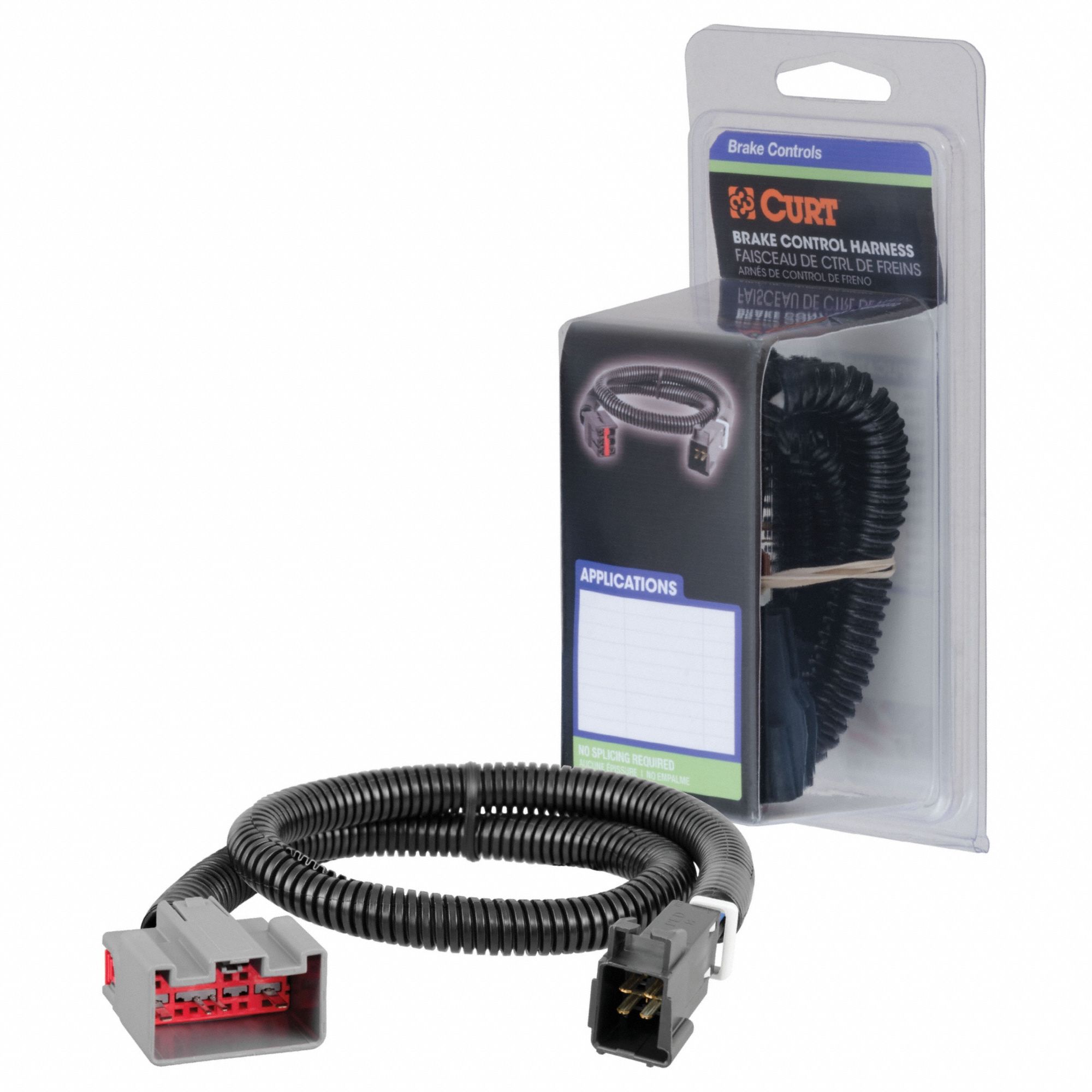 CURT, Pre-Wired, 24 in Overall Lg, Brake Control Harness - 809M83|51433 ...