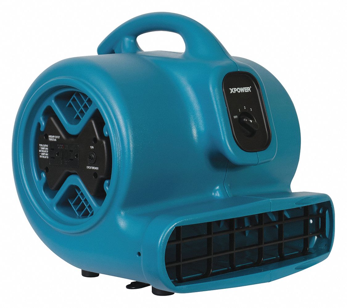 Blue, Air Mover - 515J58|X-600A BLUE - Grainger