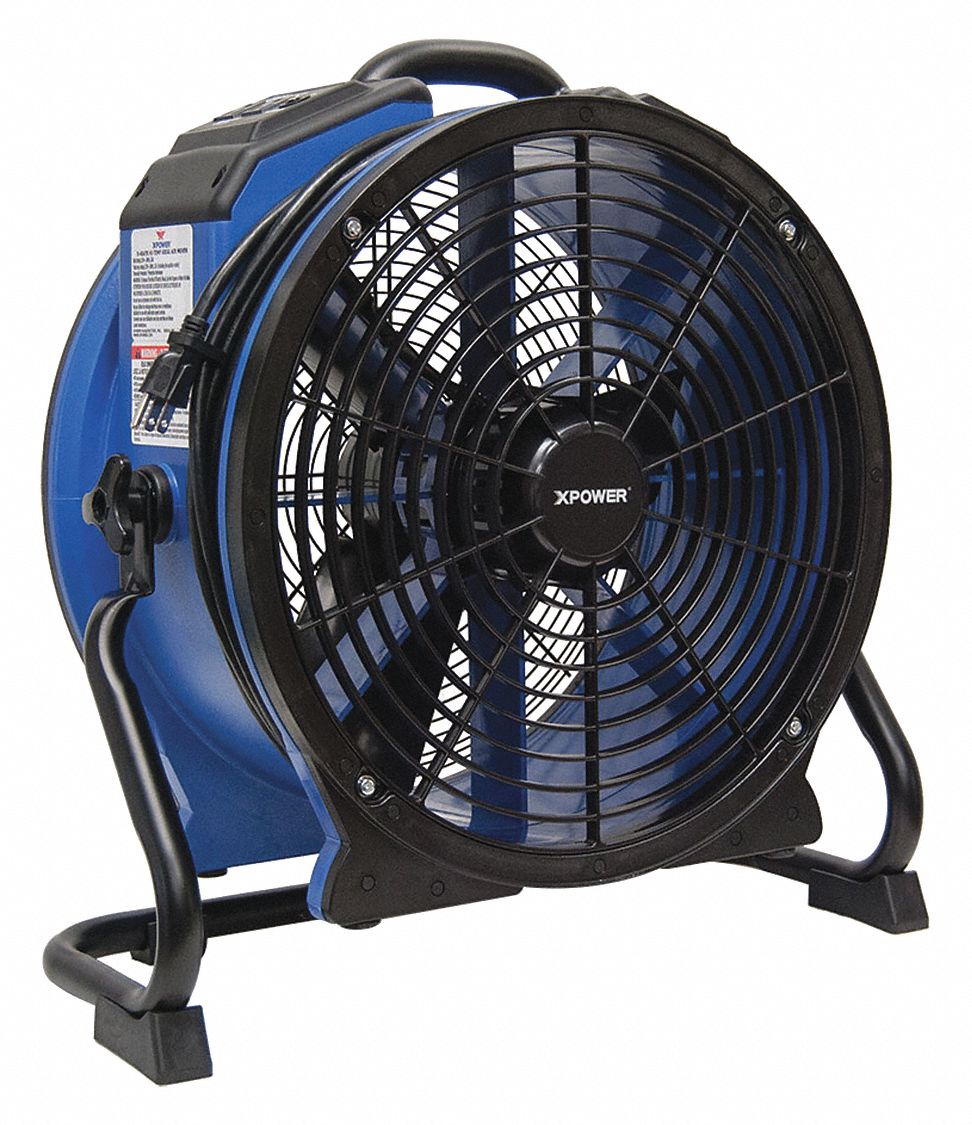Blue, High Temp Axial Fan - 515J82|X-48ATR - Grainger