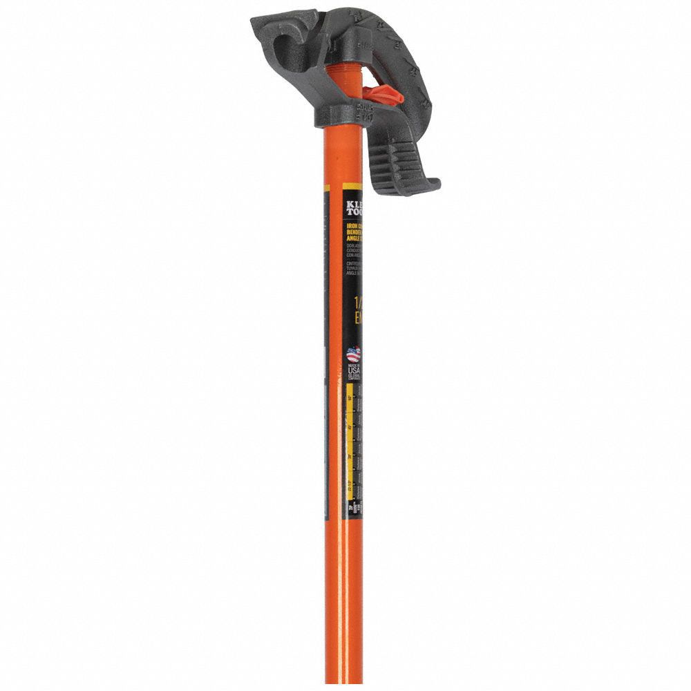 KLEIN TOOLS Conduit Bender: 3/4 in EMT Size, 1/2 in Rigid/IMC Size, 5 ...