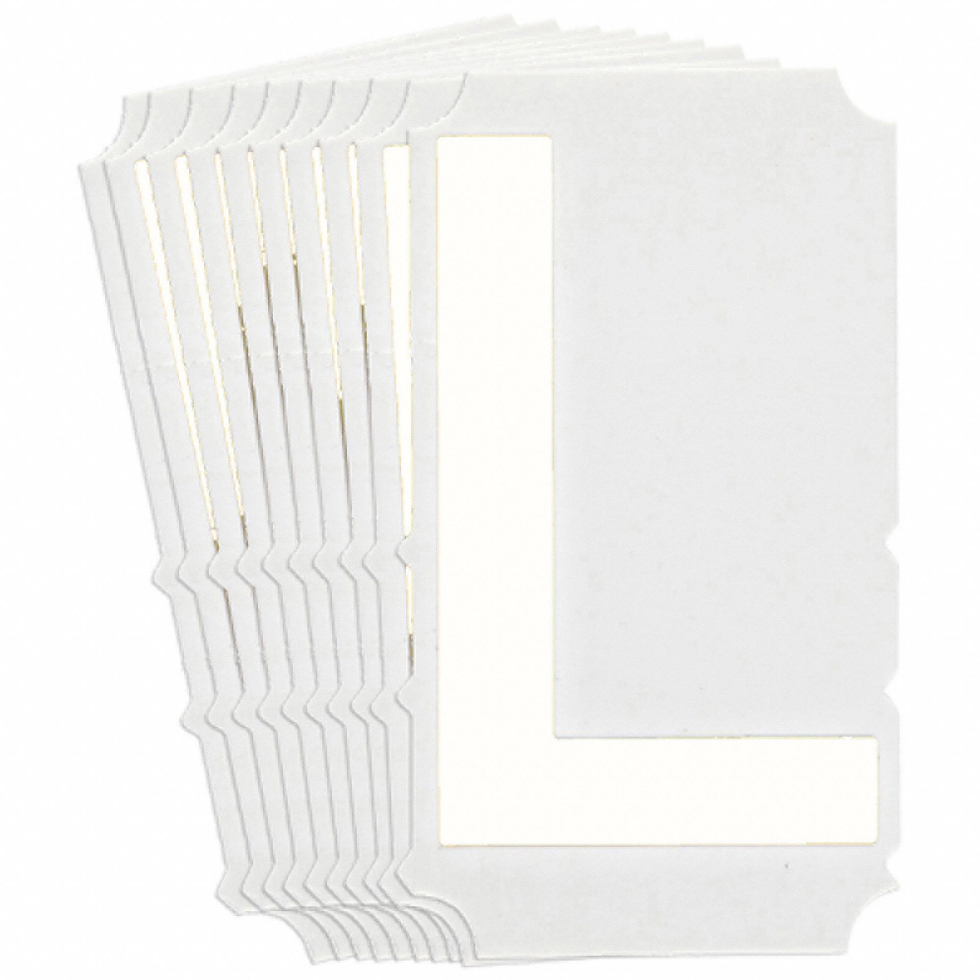 4 in Character Ht, Indoor/Outdoor, Numbers and Letters Labels - 800NT8 ...