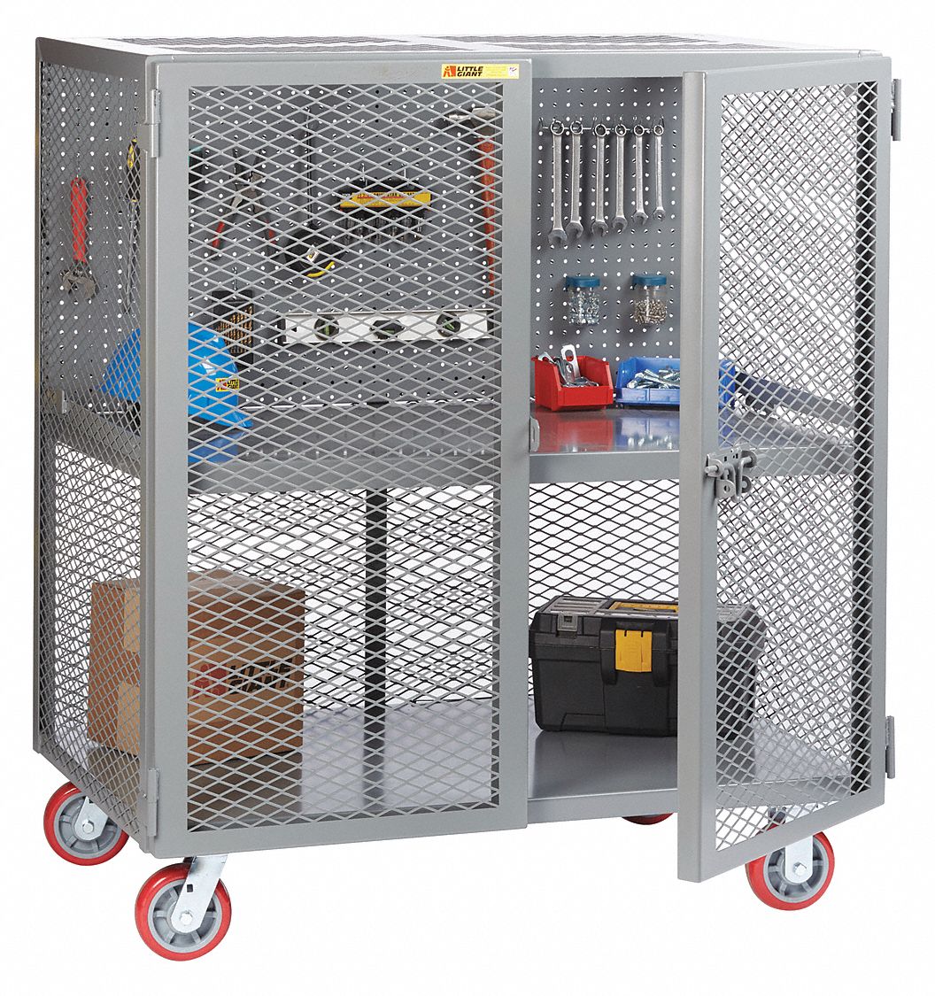 LITTLE GIANT, Security Cart,Pegboard Tool,24x60 - 51LA08|SC1-2460-6PY ...