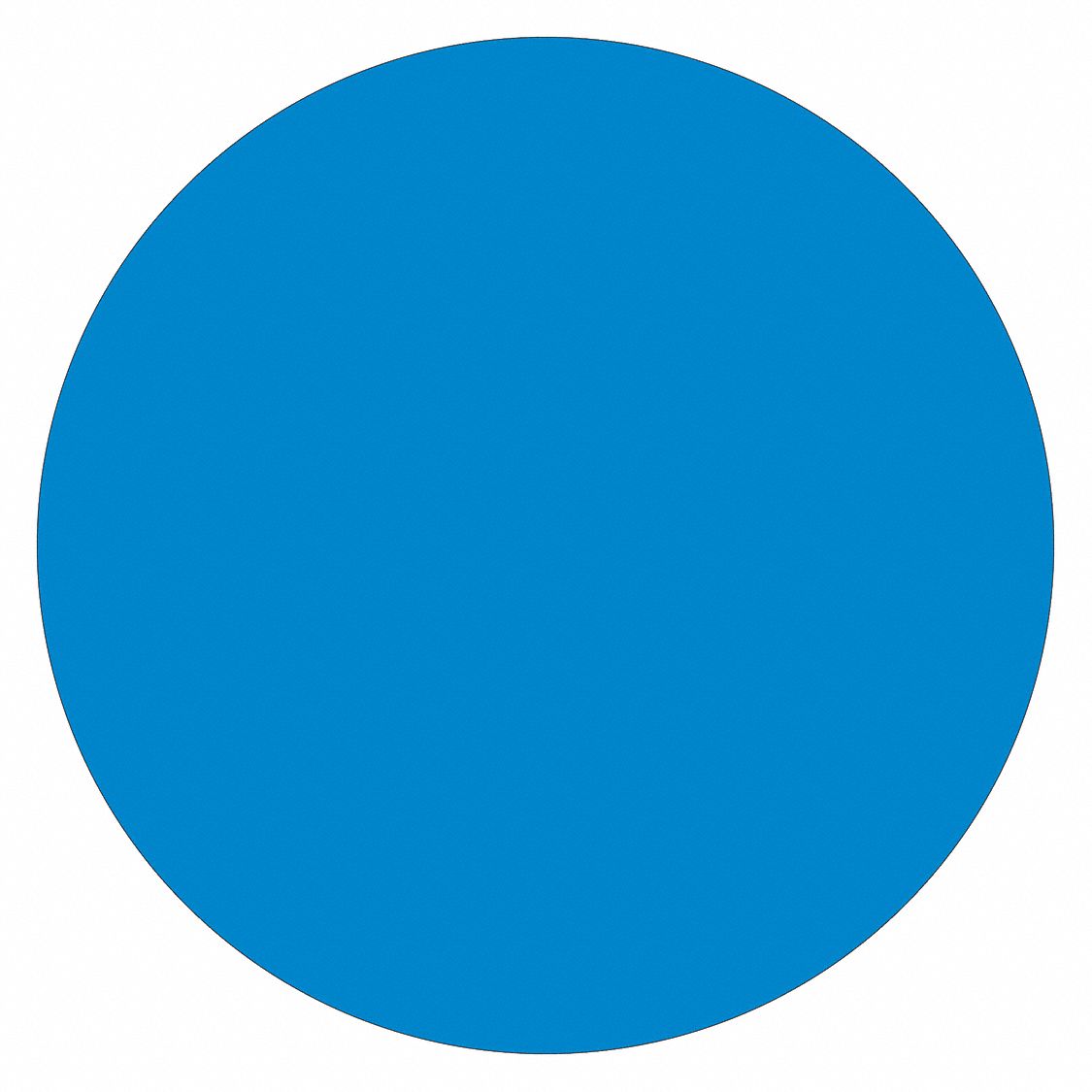 Inventory Circle Label,1/2",Light Blue - Grainger