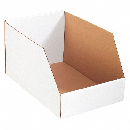 PARTNERS BRAND, 25, PK, Jumbo Open Top Bins,10x18x10",PK25 - 51MN48 ...