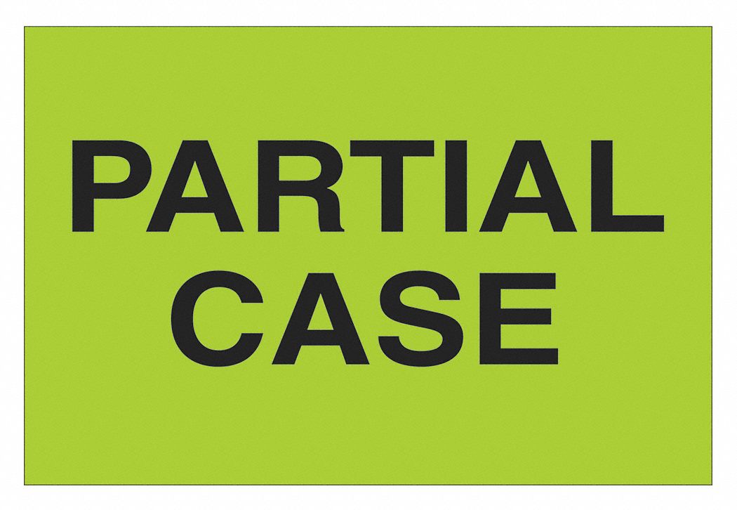 500, PK, Partial Case Label - 51MU28|DL1124 - Grainger