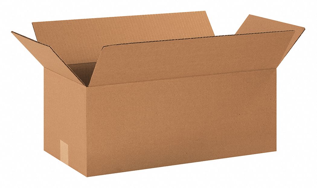 Long Corrugated Boxes,20x10x8",PK20 - Grainger