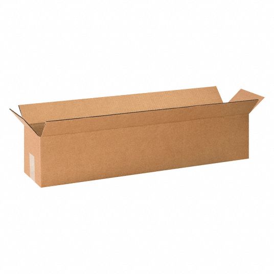 Long Corrugated Boxes,30x6x6",PK25 - Grainger