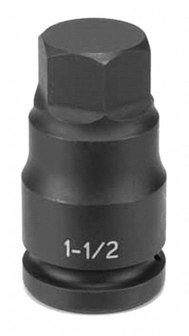 GREY PNEUMATIC, Hex Driver,1"Dx36mm - 51NL72|4936M - Grainger
