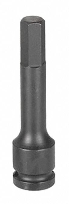 GREY PNEUMATIC, Hex Driver,1/2"Dx8mm,4" - 51NM04|29084M - Grainger