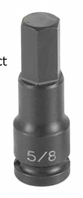 Socket,13mm,1/2"D,Impact,Hex, Socket,13mm,1/2"D,Impact,Hex, Socket,13mm ...