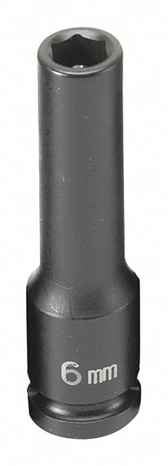 Socket,6mm,1/4"D,Impact,Mag 6pt.,D, Socket,6mm,1/4"D,Impact,Mag 6pt.,D ...