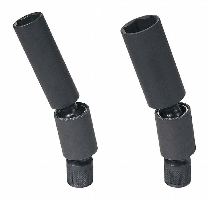 GREY PNEUMATIC, Socket Set,3/8"D,D,12pcs. - 51PK54|1202D - Grainger