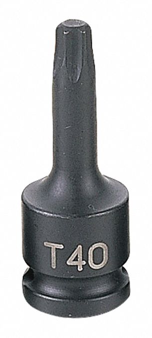 Socket,T40,3/8"D,Int Impact,Trx Male, Socket,T40,3/8"D,Int Impact,Trx ...