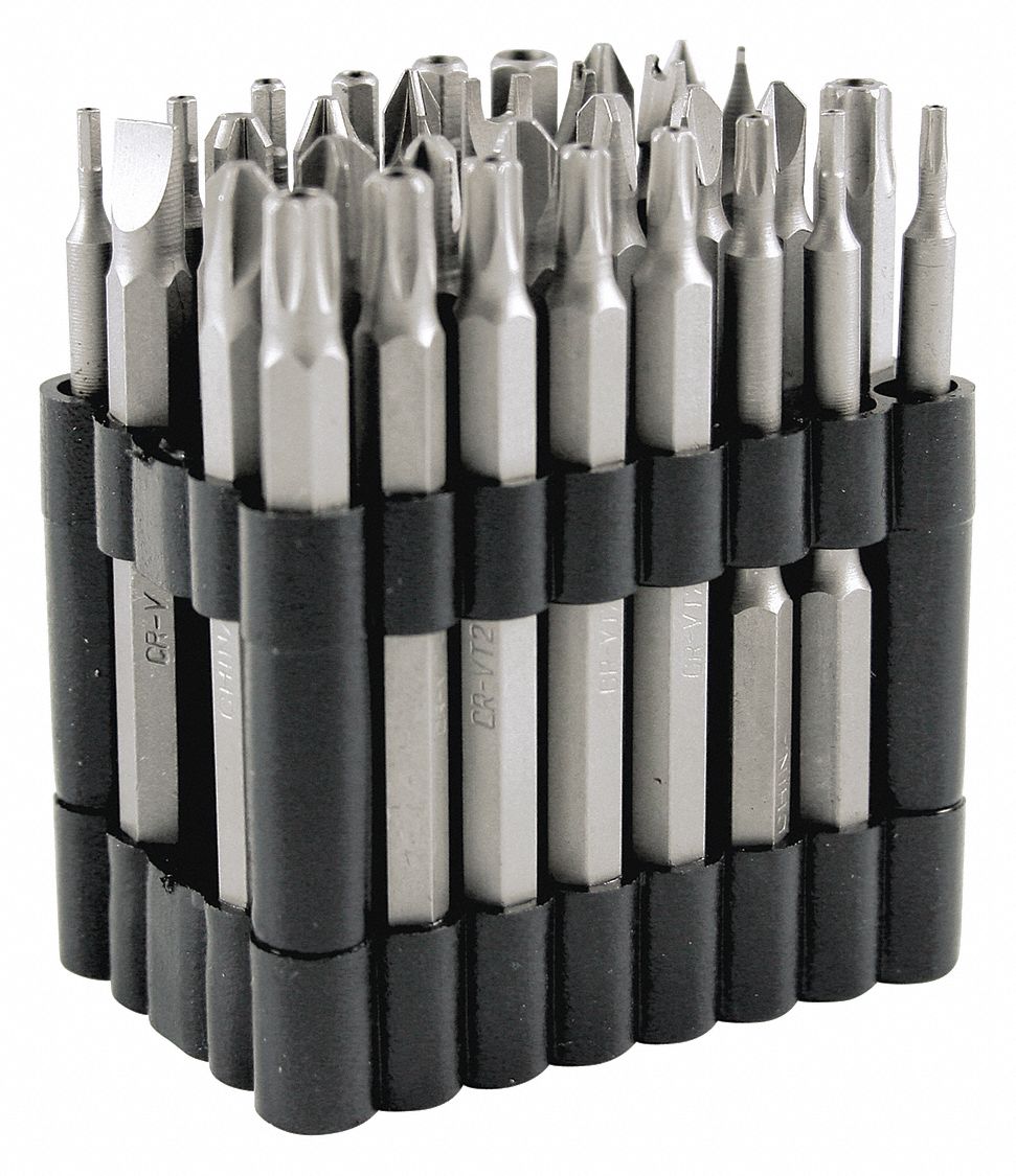 PERFORMANCE TOOL, Security Bit Set,32Pc - 51RM22|W8659 - Grainger