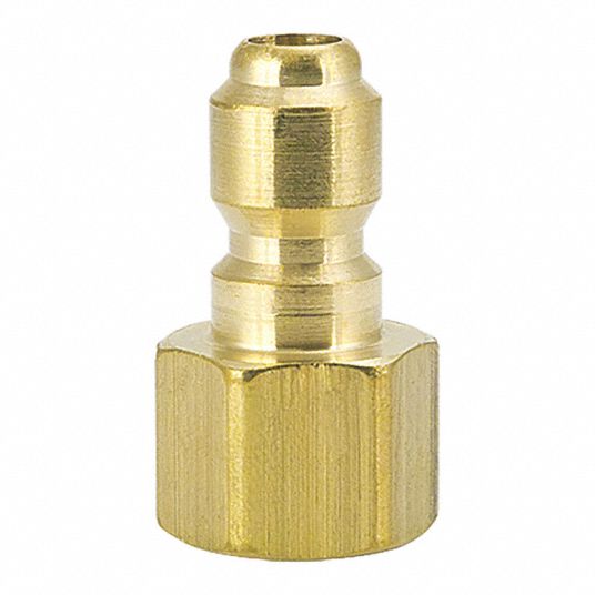 Straight-Thru Brass Plug,1" FPT - Grainger