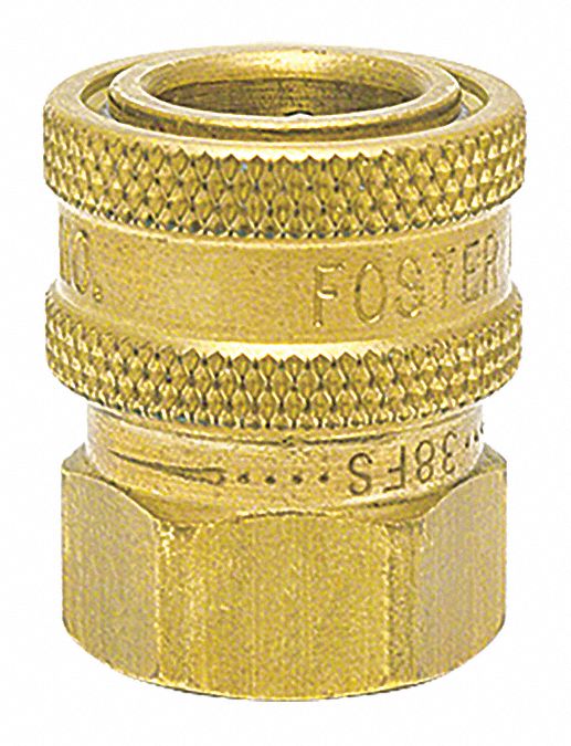 Brass, FPT x Female Socket, Straight Thru Socket - 51RW31|38FS - Grainger