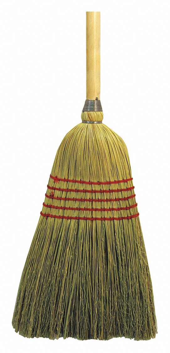 UNISAN, Parlor Broom,Yucca,W/Corn Fiber,42" - 51UE30|926Y - Grainger