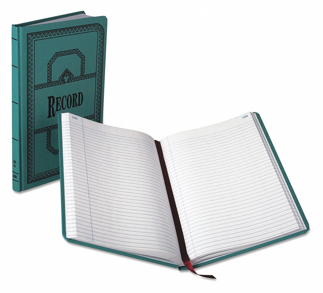 BOORUM & PEASE, 11 3/4 x 7 1/4 in Sheet Size, Ruled, Account Record ...