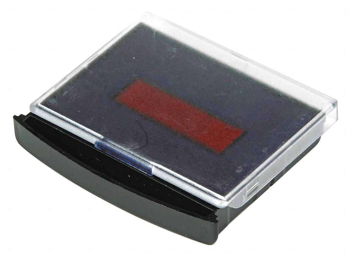COSCO, Replacement Ink Pad,Red/Blue - 51VF37|061961 - Grainger