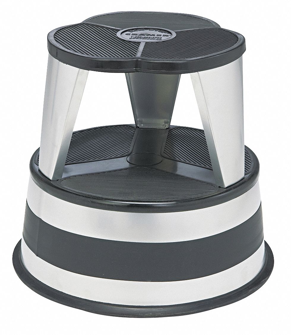 CRAMER, Unassembled, Step Stool,Steel,350 lb.,Silver - 51VF56|100101 ...