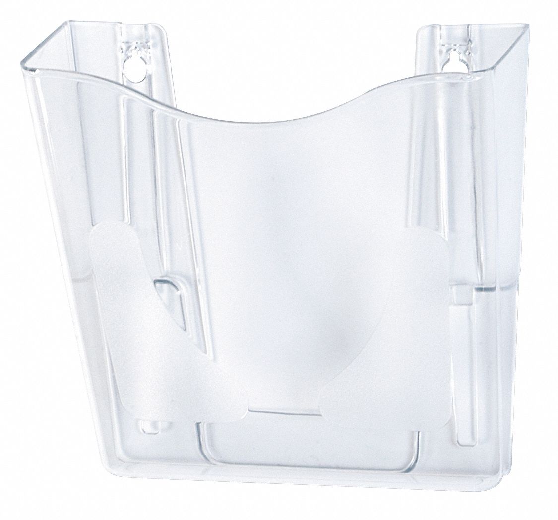 DEFLECTO, 1 Compartments, Plastic, Wall File - 51VJ25|63001 - Grainger