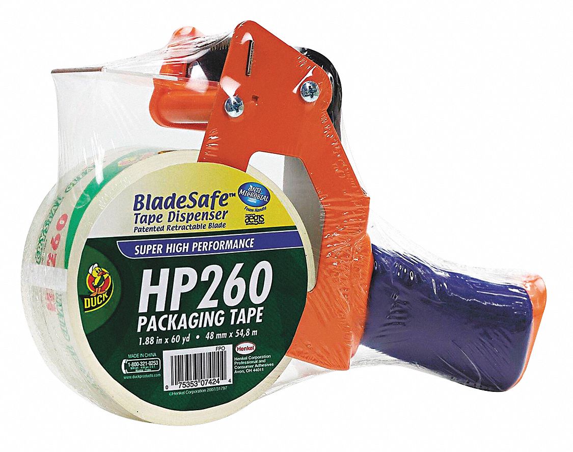 Tape Gun,3" Core,Metal/Plastic - Grainger