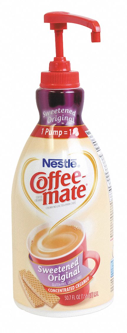 COFFEE-MATE Liquid Coffee Creamer, Pump, Swt Original - 51VN57 ...