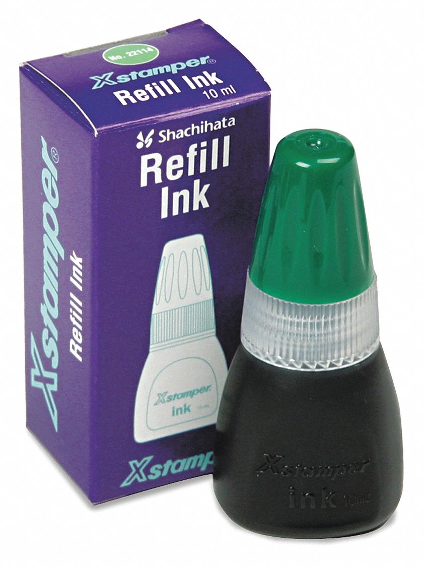 Ink,Stamp,F/XstamPurpler,Green - Grainger