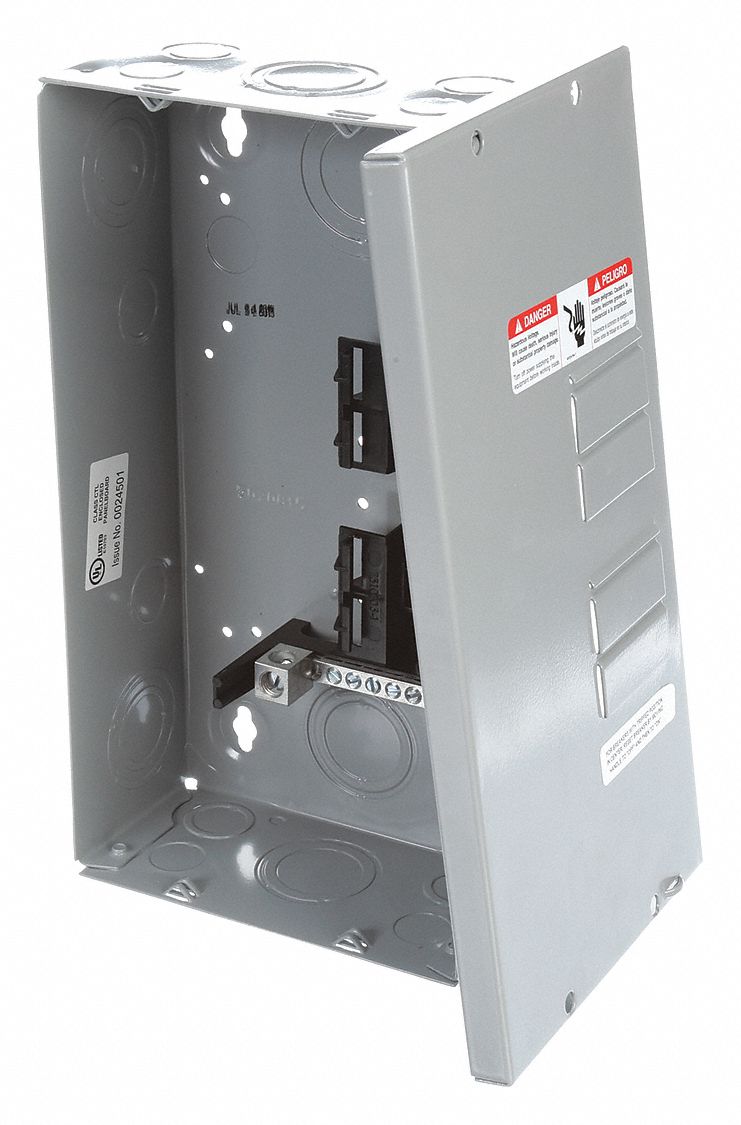 SIEMENS Centro de Carga, Zapata Principal,125 Amperes,120/240 Voltaje,Número de Espacios: 4 ...