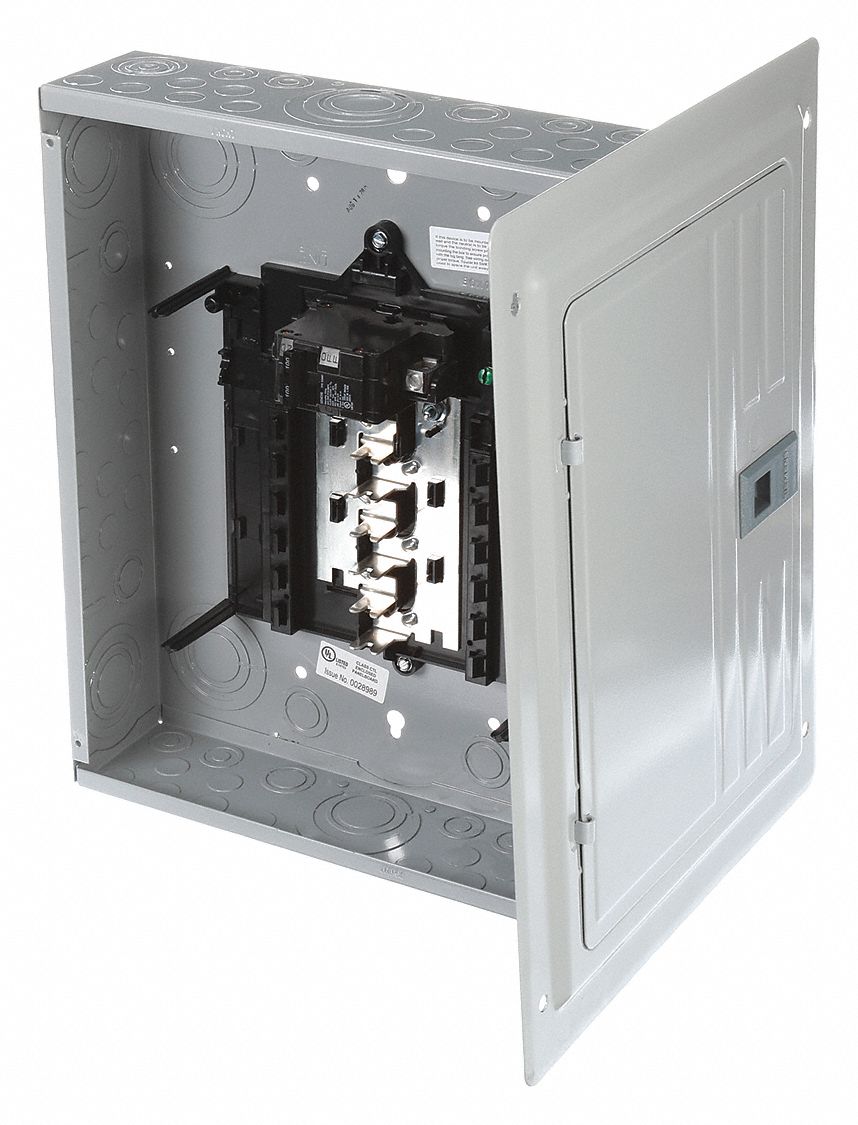 SIEMENS Centro de Carga, Interruptor de Circuito Principal,100 Amperes,120/240 Voltaje,Número de ...