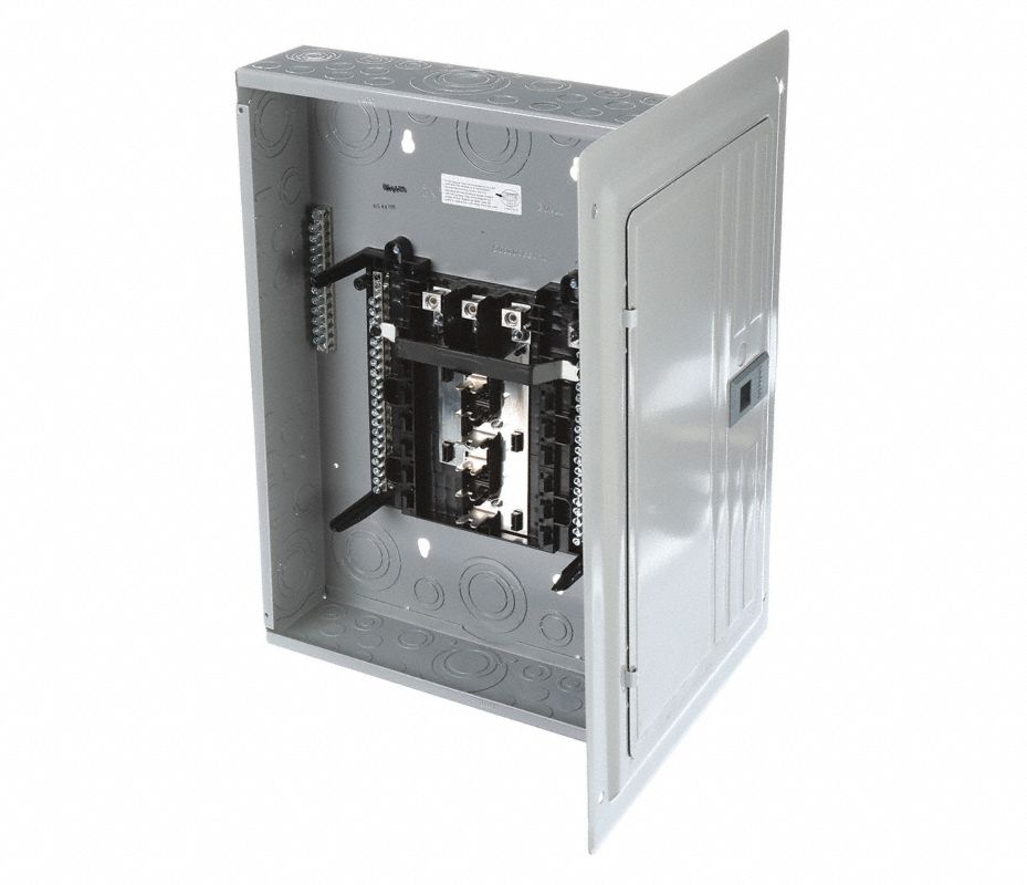 SIEMENS Centro de Carga, Zapata Principal,125 Amperes,120/240 Voltaje,Número de Espacios: 12 ...