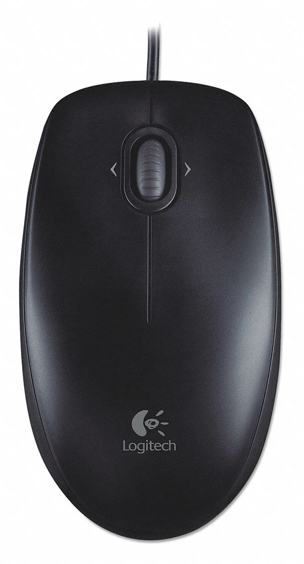 LOGITECH, Corded, USB Connection, Mouse - 51XE95|910-001601 - Grainger