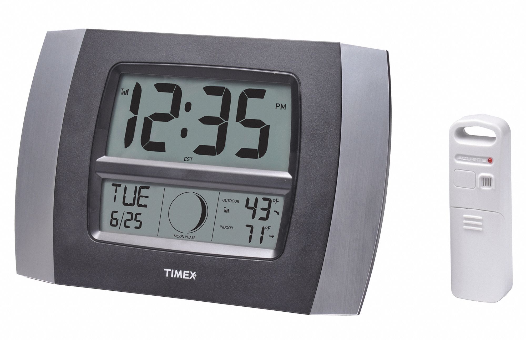 LCD, Electric Powered, Digital Clock - 51XJ67|75331T - Grainger