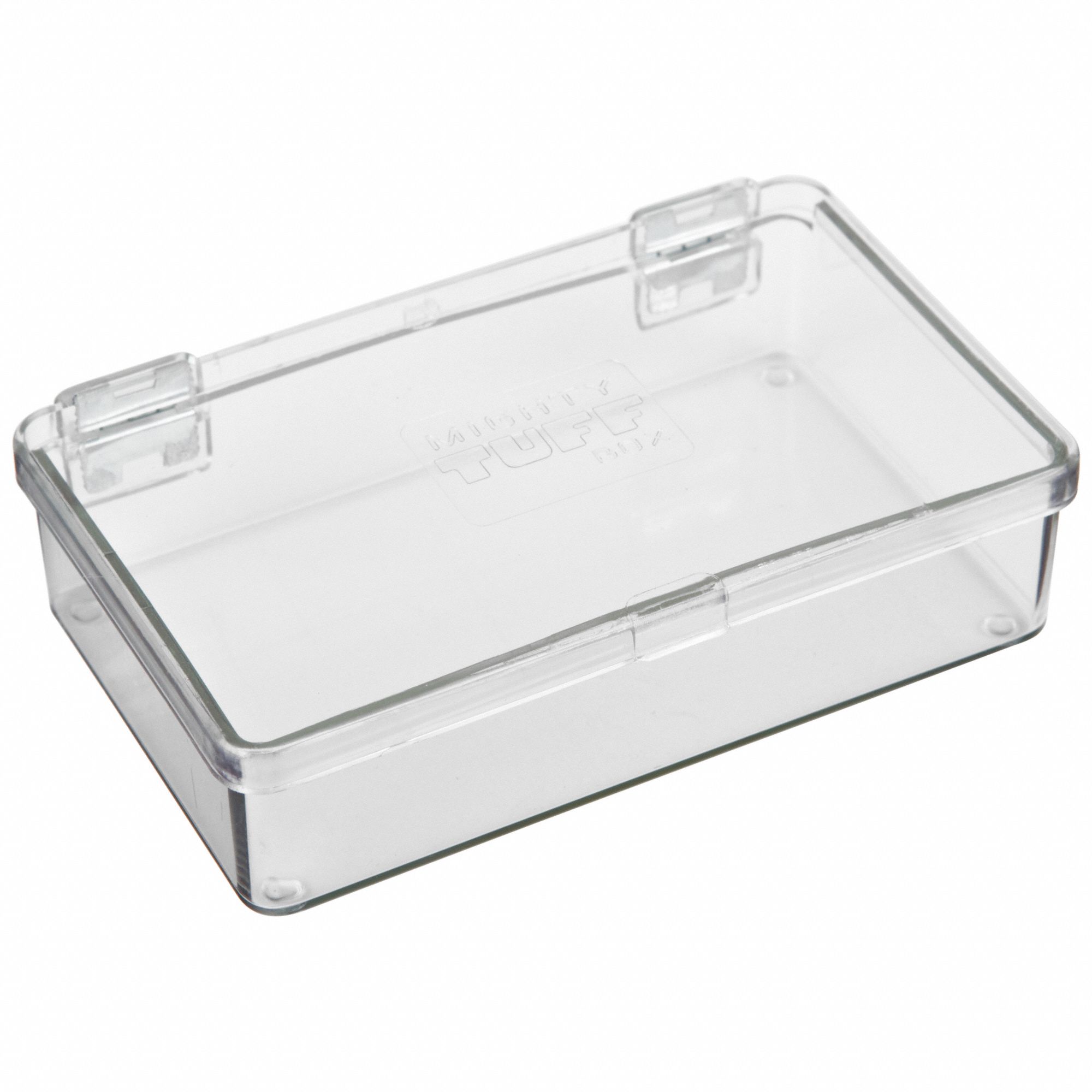 FLAMBEAU, 4 3/8 in x 2 5/8 in x 1 1/8 in, Clear, Storage Box - 39RW30 ...