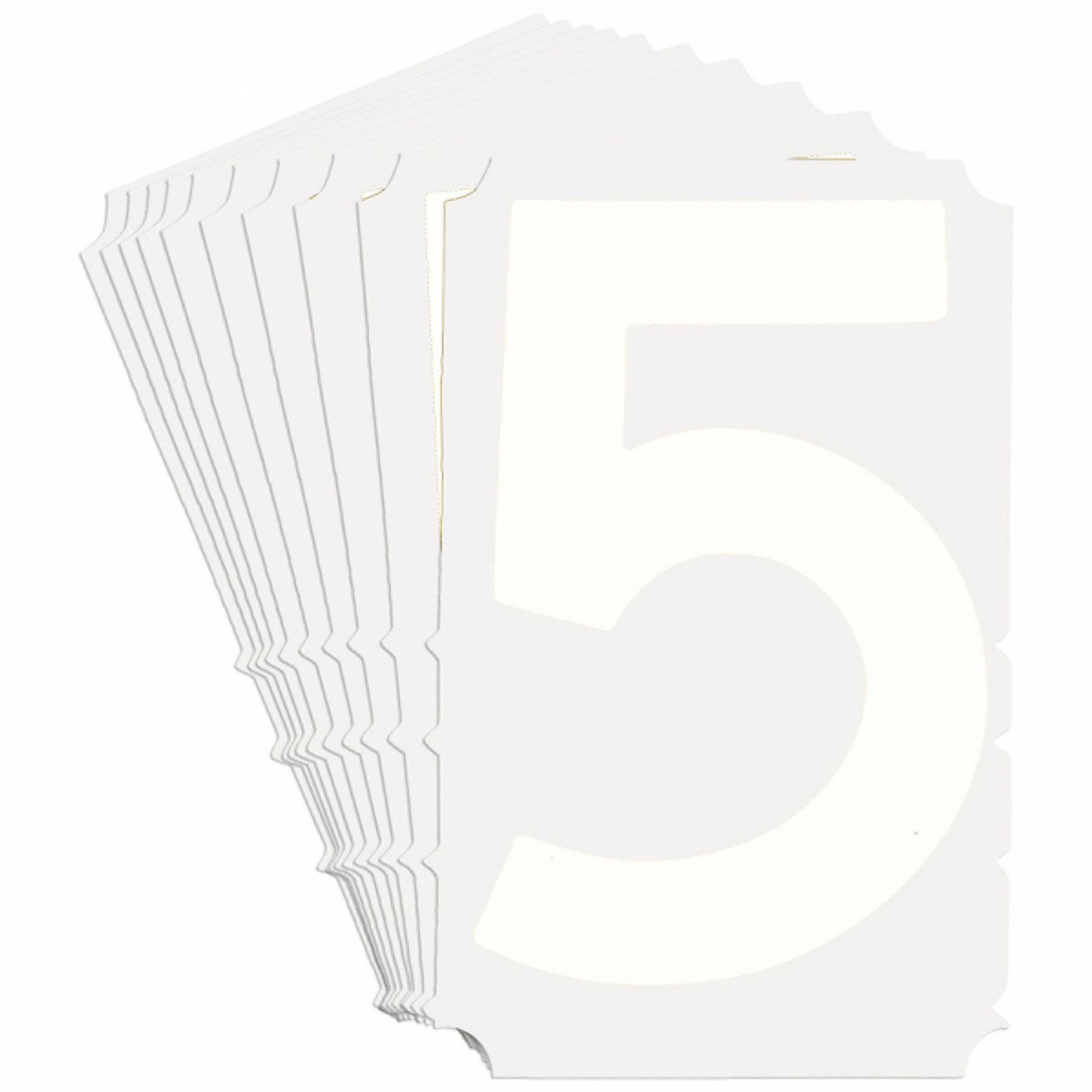 6 in Character Ht, Indoor/Outdoor, Numbers and Letters Labels - 800NY5 ...