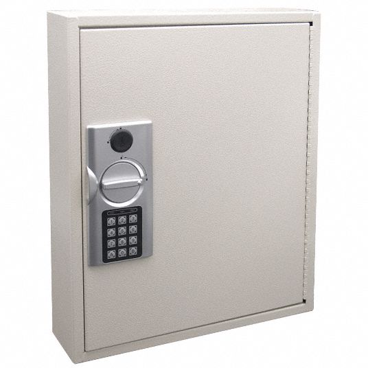 GRAINGER APPROVED Key Cabinet Digital Lock: Electronic Key Box, 60 Key ...