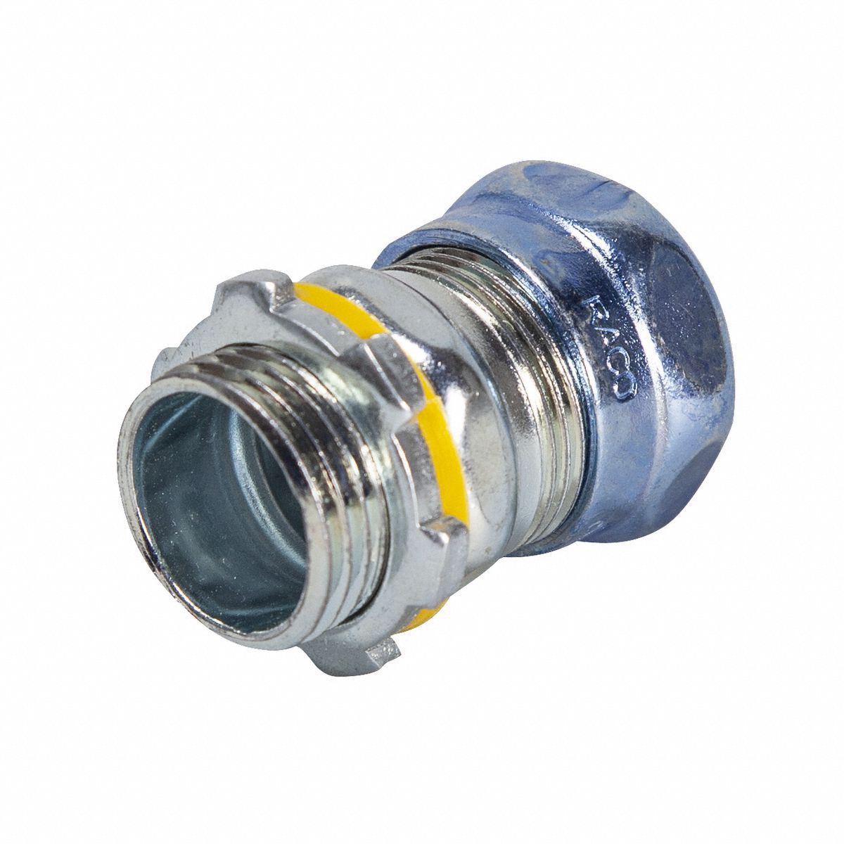 Steel, 3 in Trade Size, Compression Conduit Connector - 206L21|2942RT ...