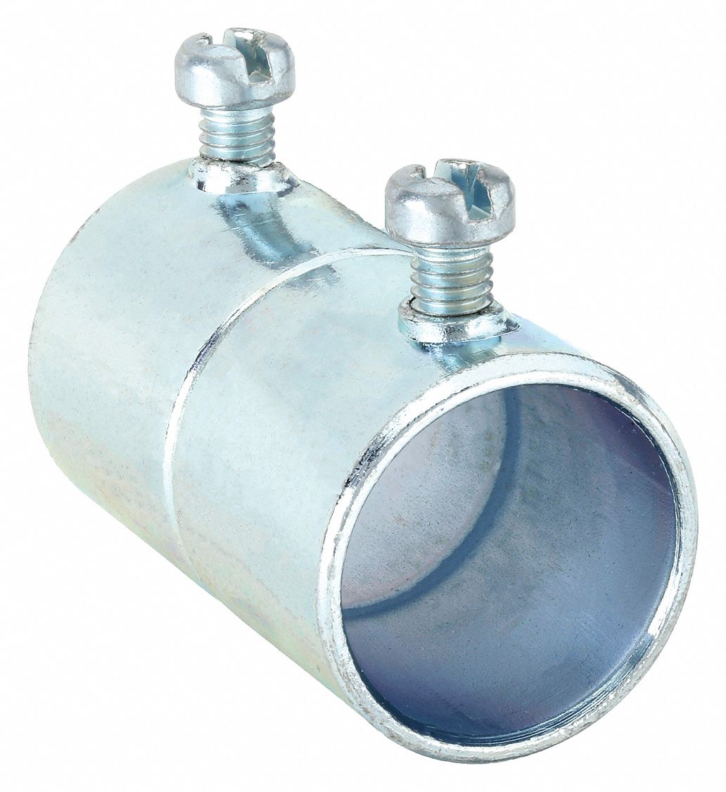 Steel, 3/4 in Trade Size, Set Screw Conduit Coupling - 52AU59|2023 ...
