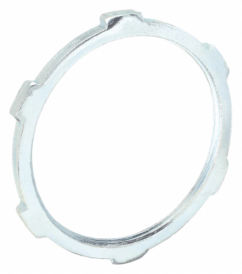 2 in Trade Size, Steel, LockNut for Threaded RMC/IMC - 52AU64|1008 ...