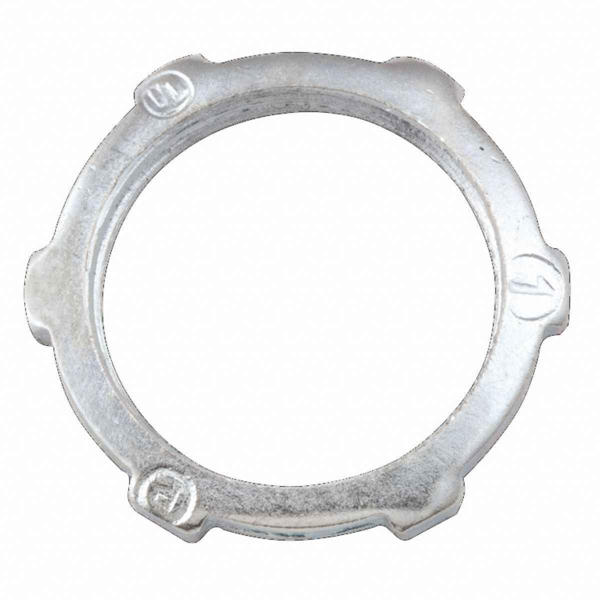 RACO LockNut for Threaded RMC/IMC: 1 1/2 in Trade Size, Steel, Zinc ...